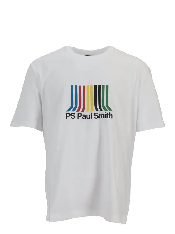 Paul Smith Casual Fit Ss T Shirt Ps Stripe - White
