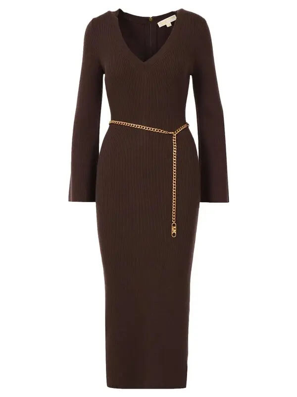 Michael Kors Midi Dress - Cioccolato