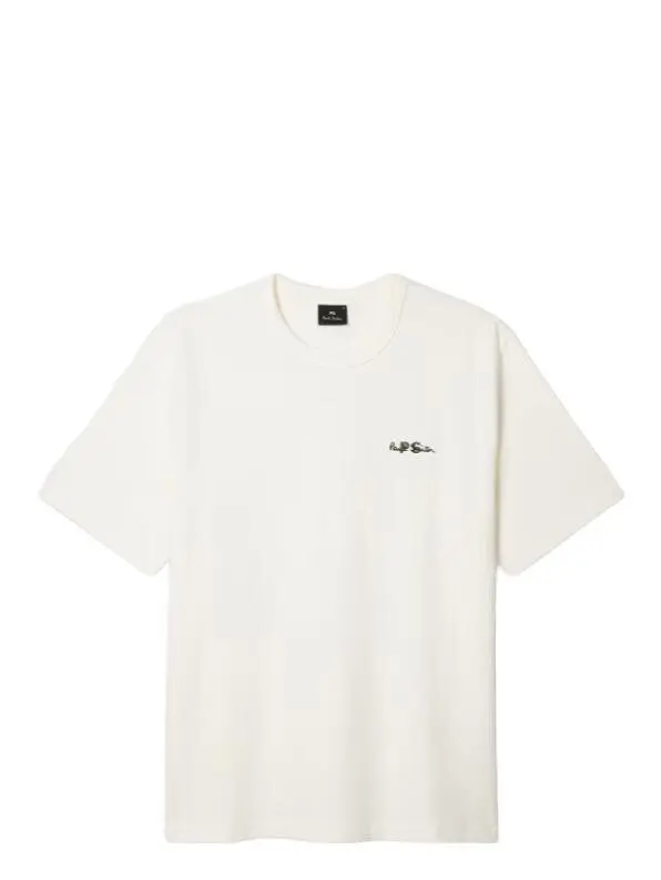 Paul Smith Ss Tshirt Ps Emb - Off White
