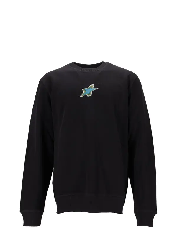 Paul Smith Regular-fit Sweatshirt With Star Detail - Black