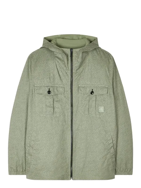 Paul Smith Reversible Hooded Jacket - Lt Greyish Green