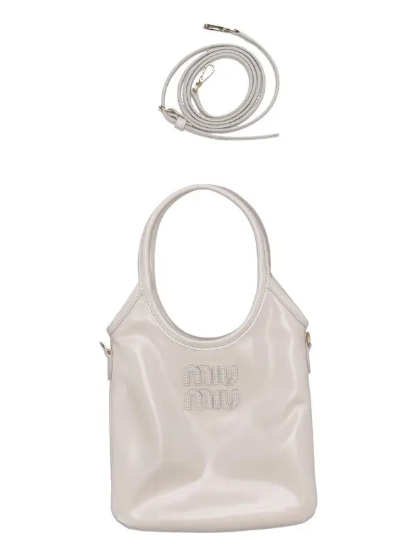 Miu Miu Borse Softy Shine - Bianco