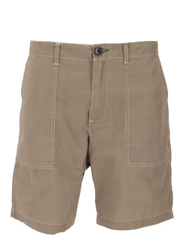 Paul Smith Patch Pocket Shorts - Military Green