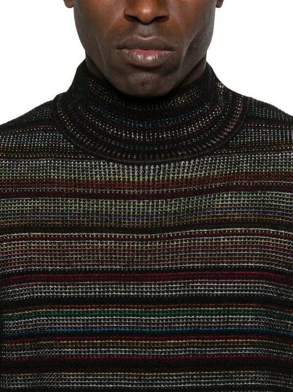 Paul Smith Sweater Roll Neck - Multi Coloured