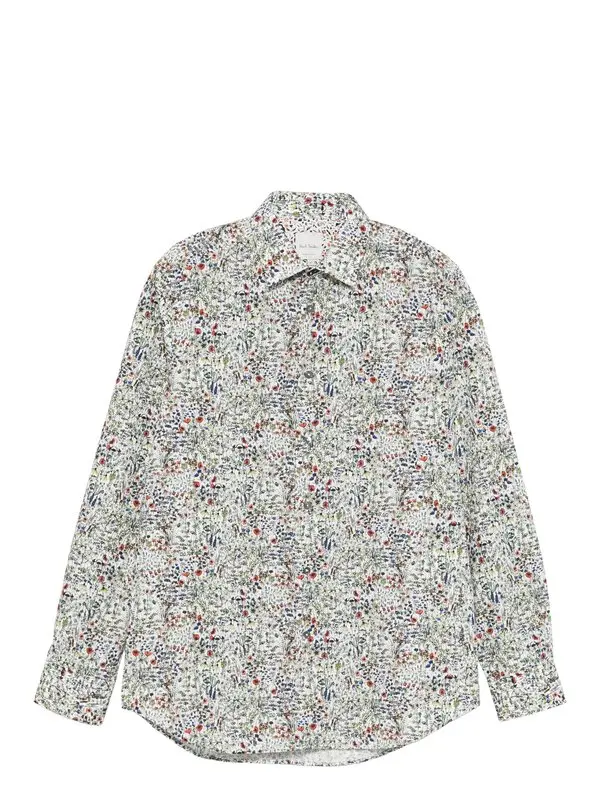 Paul Smith Sketch Floral Print Shirt - Multi Coloured