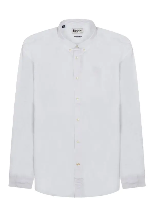 Barbour Shirt With Logo - White