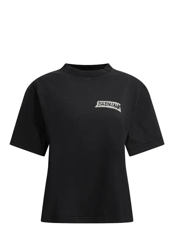 Balenciaga Masking Tape T-shirt - Black
