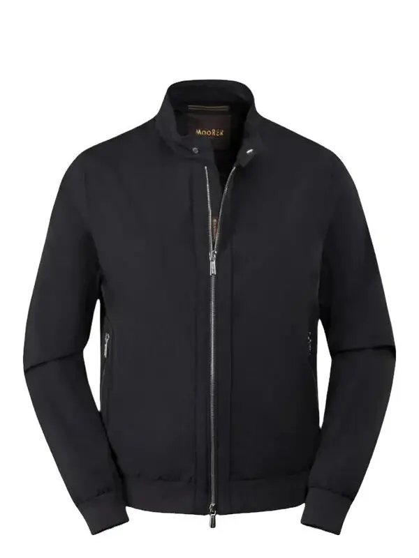 MOORER Alberti Kn Bomber Jacket - Blue