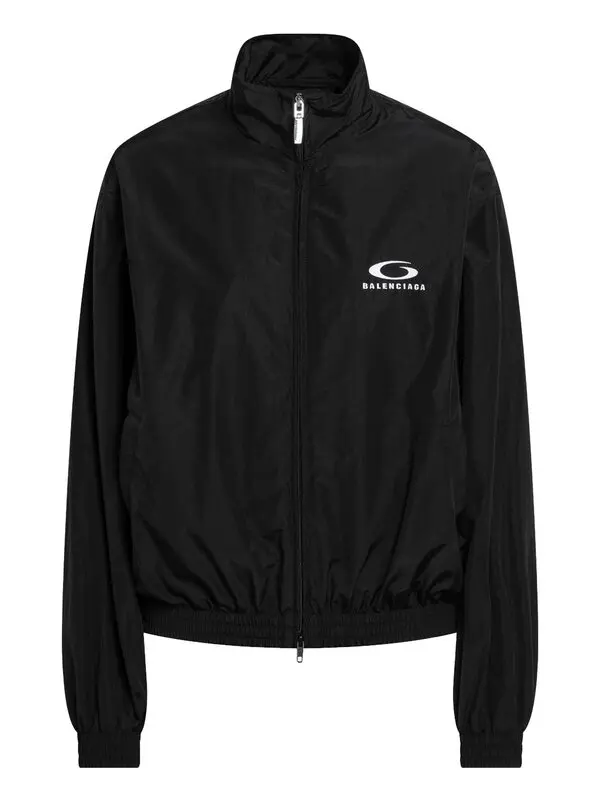 Balenciaga Loop Sports Icon Zip Jacket - Black