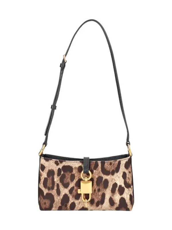 Dolce & Gabbana Shoulder Bag With Lock - Animalier