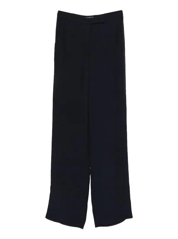 Emporio Armani Straight Leg Trousers - Blue