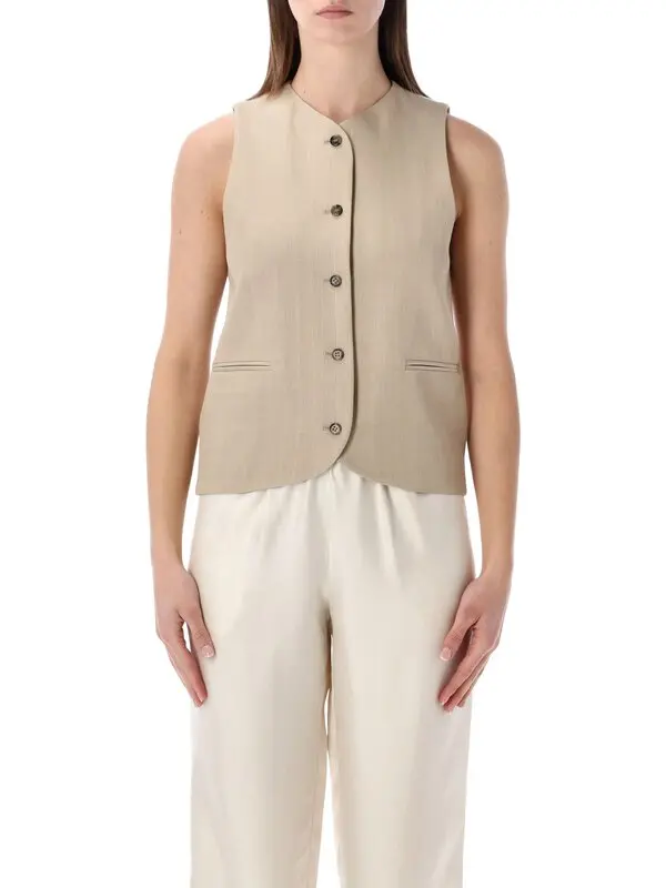 LOULOU Vest - Beige