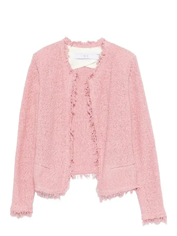 IRO PARIS Shavani Cotton Jacket - Pink