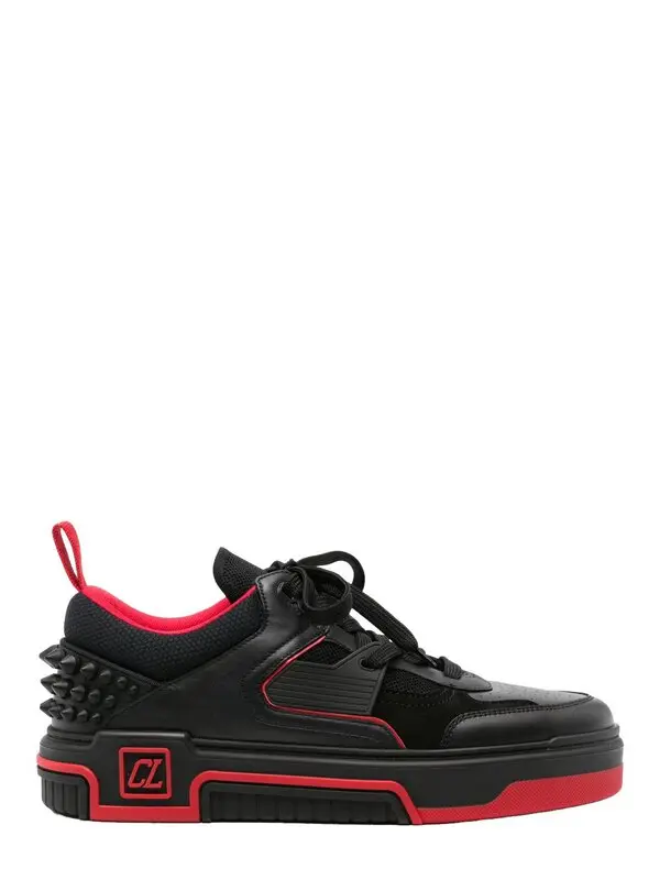 CHRISTIAN LOUBOUTIN Astroloubi Leather Sneakers - Black