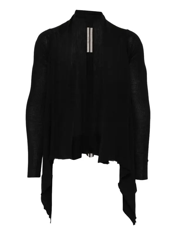 Rick Owens Wool Knitted Cardigan - Black