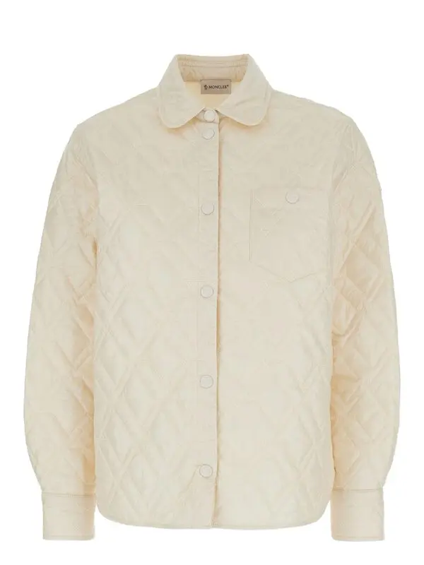 Moncler Nylon Overshirt - Beige