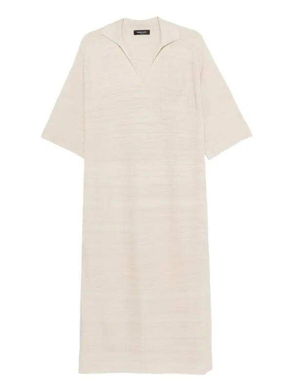 Fabiana Filippi Wool And Cotton Shirtdress - Ivory