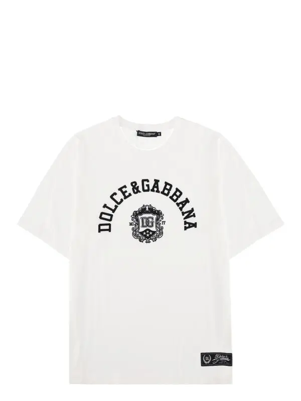 Dolce & Gabbana T Shirt With Logo - White
