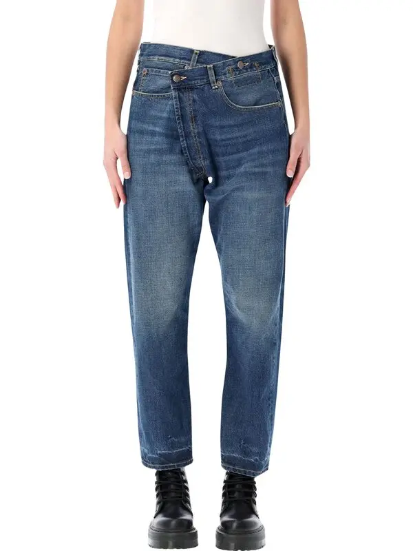 R13 Crossover Jeans - Oasis Blue