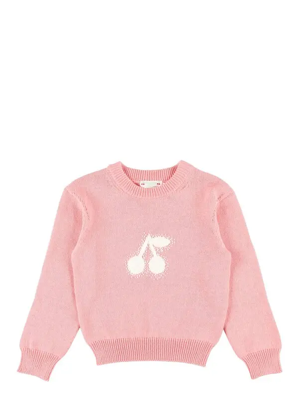 Bonpoint Cherry Pullover - Rose Bonbon