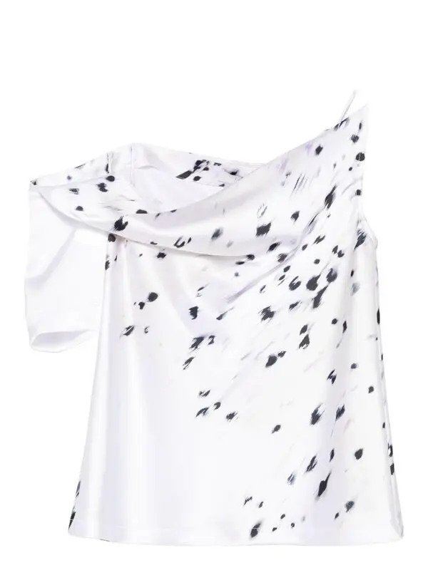 IRO PARIS Venuzia Printed Top - Grey