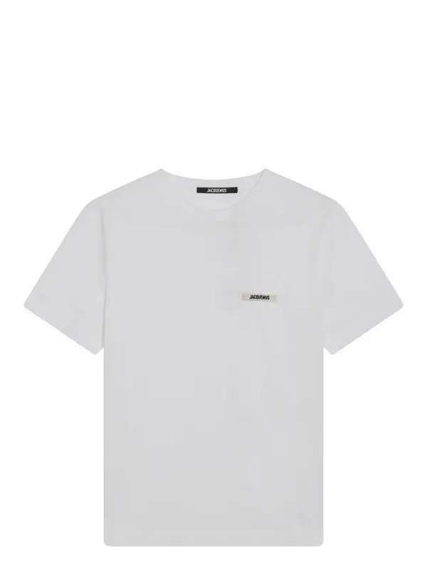 Jacquemus Cotton T-shirt With Logo - White