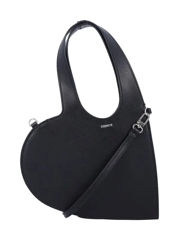 Coperni Mini Heart Tote - Black