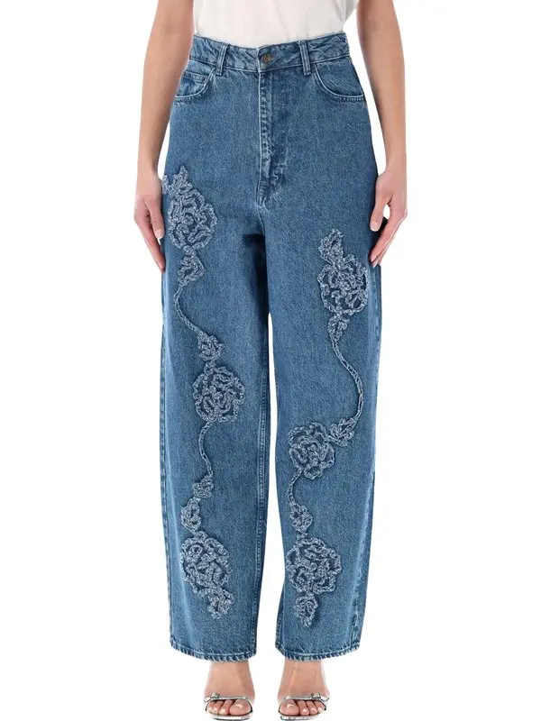 Remain Birger Christensen Boyfriend Fit Jeans - Mid Blue