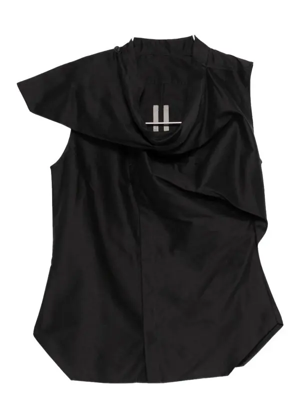 Rick Owens Cotton Tank Top - Black