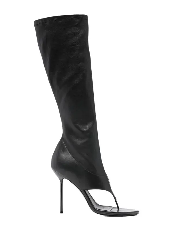 Paris Texas Lidia Thong Boots - Black