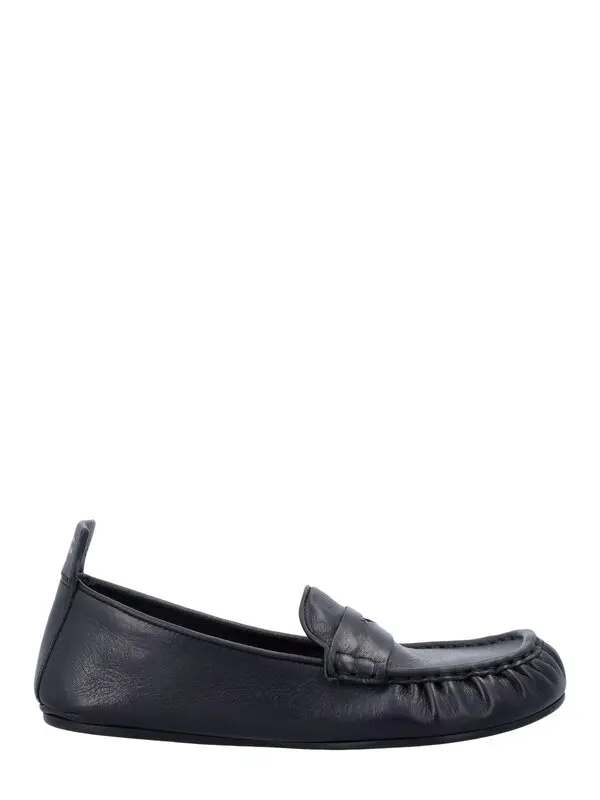 Acne Studios Leather Loafers - Black