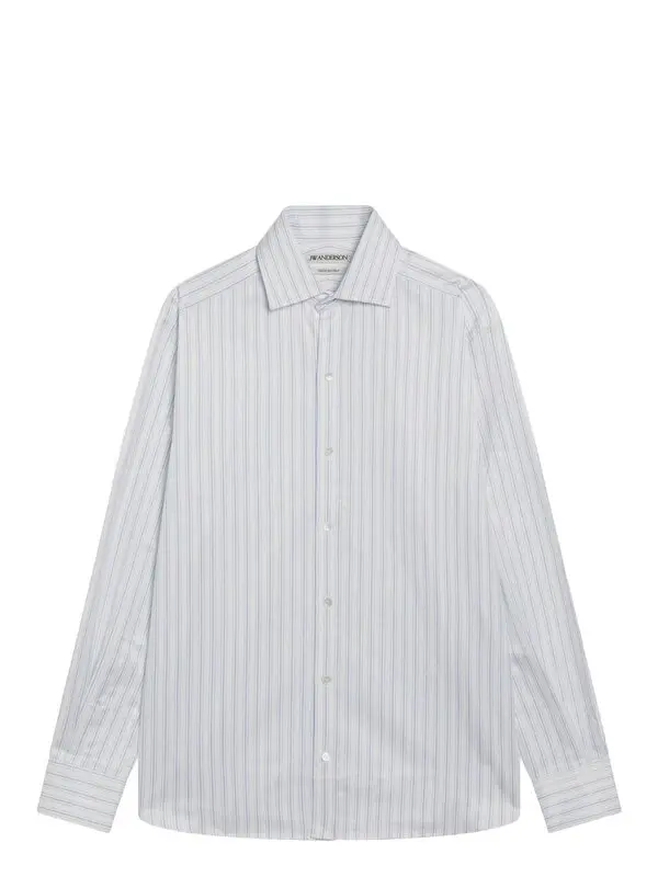 JW Anderson Striped Cotton Shirt - White
