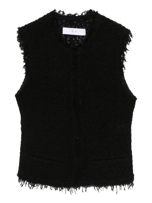 IRO PARIS Shanny Cotton Vest - Black