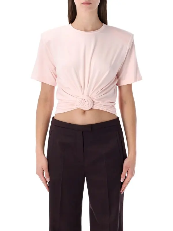 Magda Butrym Knotted T-shirt - Pink