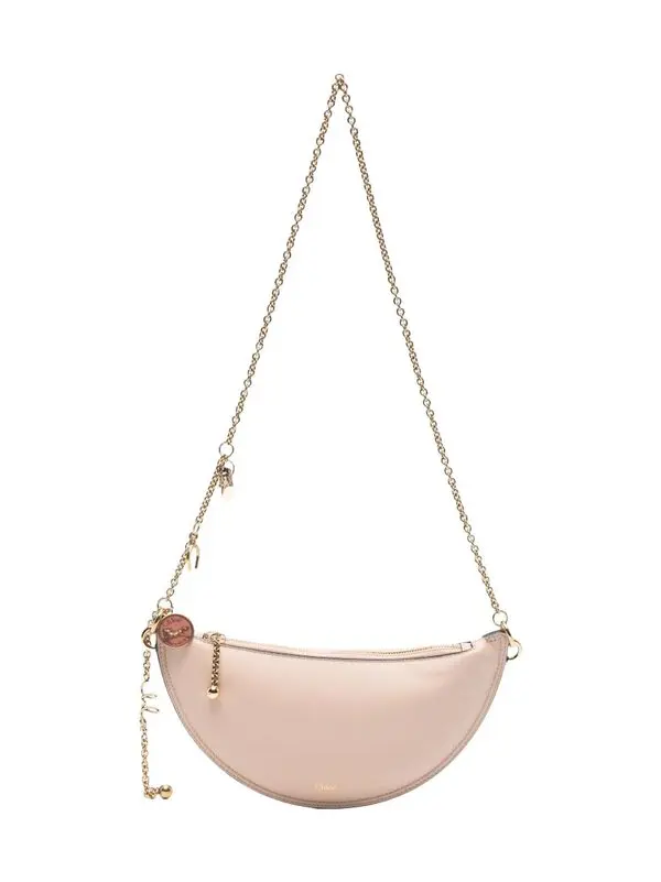 Chloé Icons Leather Crossbody Bag - Pink