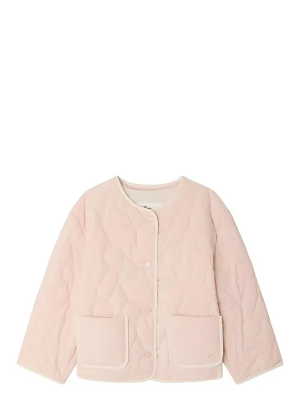 Bonpoint Lorelei Light Quilted Jacket - Pink