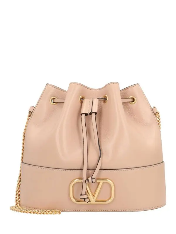 Valentino Garavani Vlogo Signature Leather Mini Bag - Pink