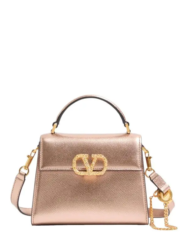 Valentino Garavani V Sling Mini Leather Handbag - Pink