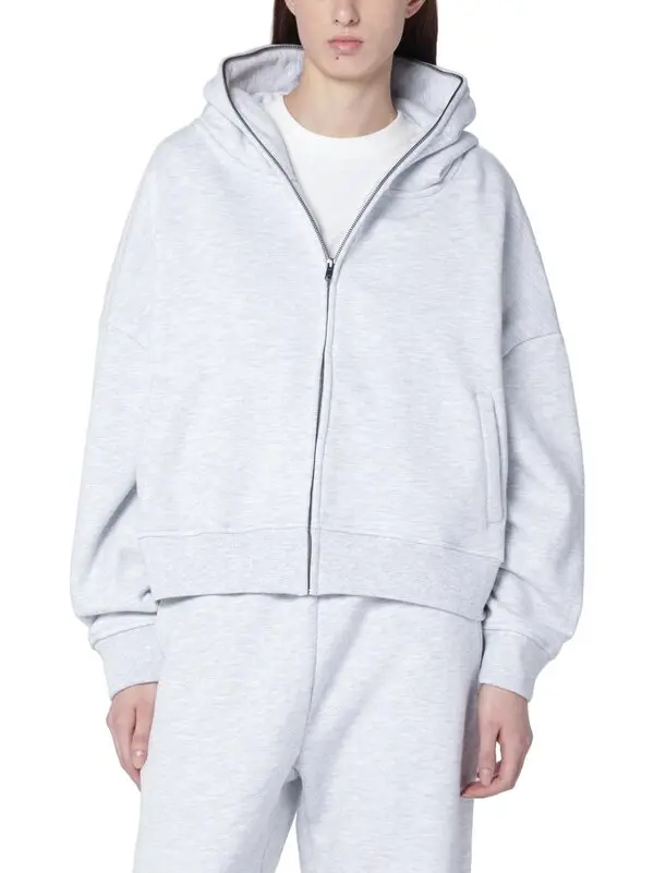 ENTIRE STUDIOS Cotton Zip-up Sweatshirt - Grey