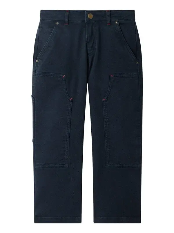 Bonpoint Cotton Trousers - Blue