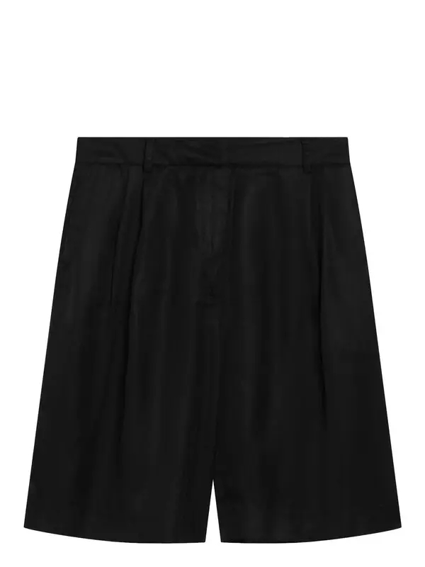 THE FRANKIE SHOP Oversized Bermuda Shorts - Black