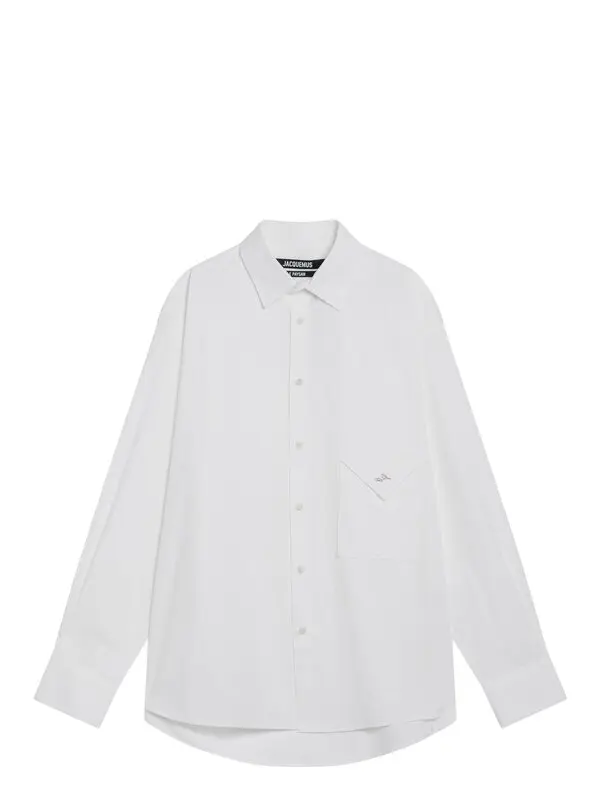 Jacquemus Nappe Cotton Shirt - White
