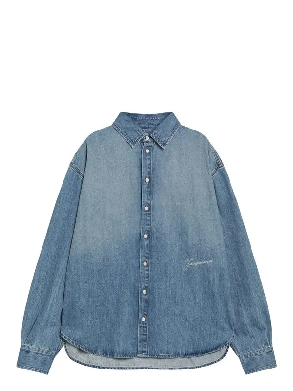 Jacquemus Simon De Nîmes Denim Shirt - Blue