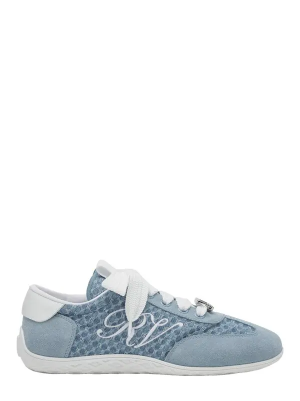 ROGER VIVIER Viv' Low Top Sneakers - Light Blue