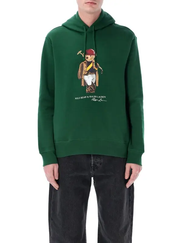 Polo Ralph Lauren Polo Bear Fleece Hoodie - Dk Green