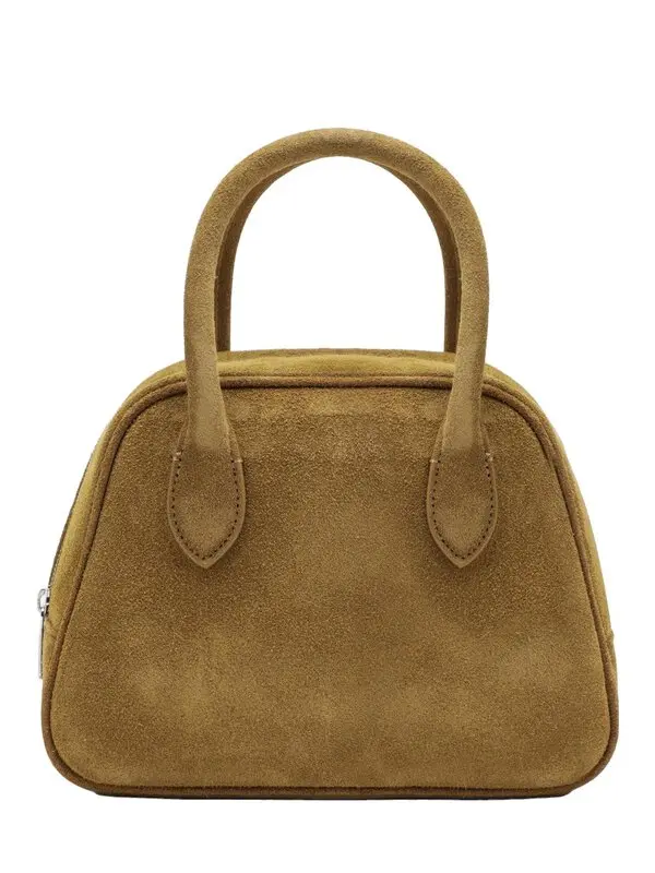 DUNST Handheld Suede Bag - Brown