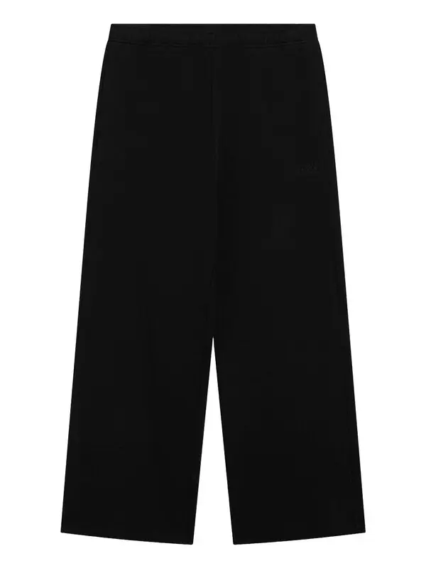 MAISON MARGIELA Wide-leg Jersey Trousers - Black