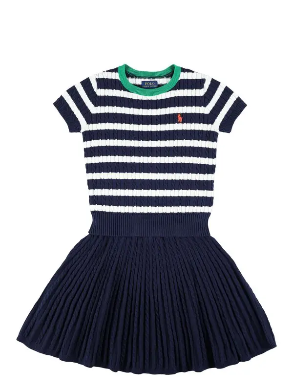 Polo Ralph Lauren Striped Cotton Two-piece Set - Blue