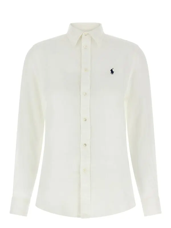 Polo Ralph Lauren Linen Shirt - White