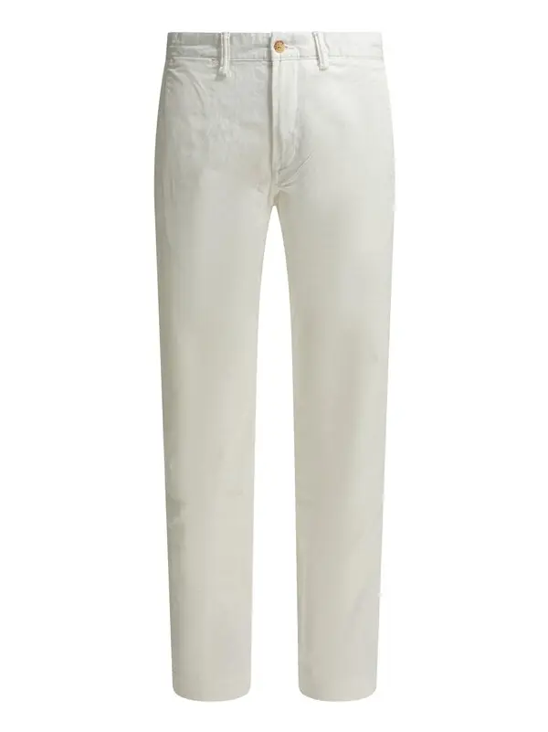 Polo Ralph Lauren Straight Fit Trousers - White